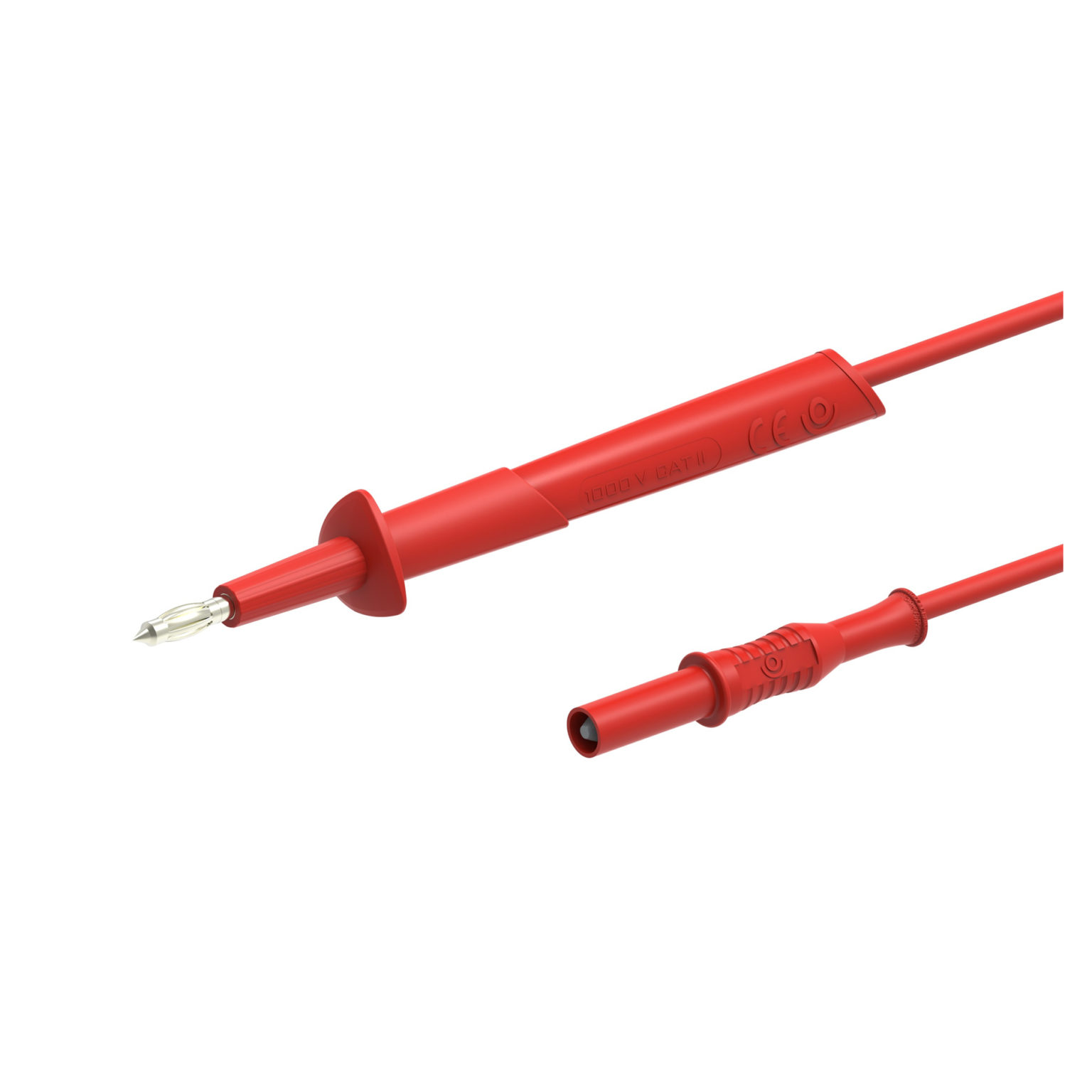 Ø4mm spring loaded test tip / Ø4mm straight banana plug – ELECTRO PJP