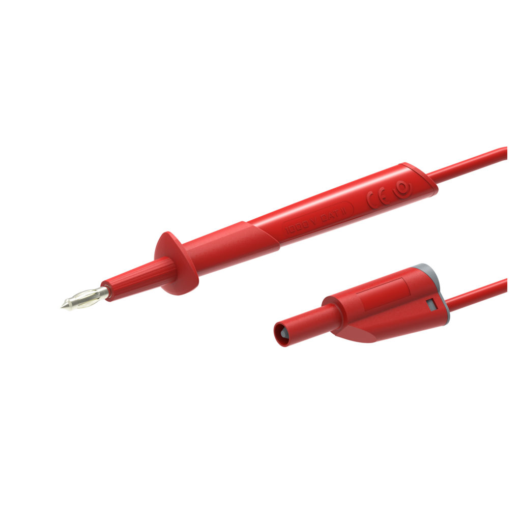 Ø4mm spring loaded test tip / Ø4mm stackable banana plug – ELECTRO PJP