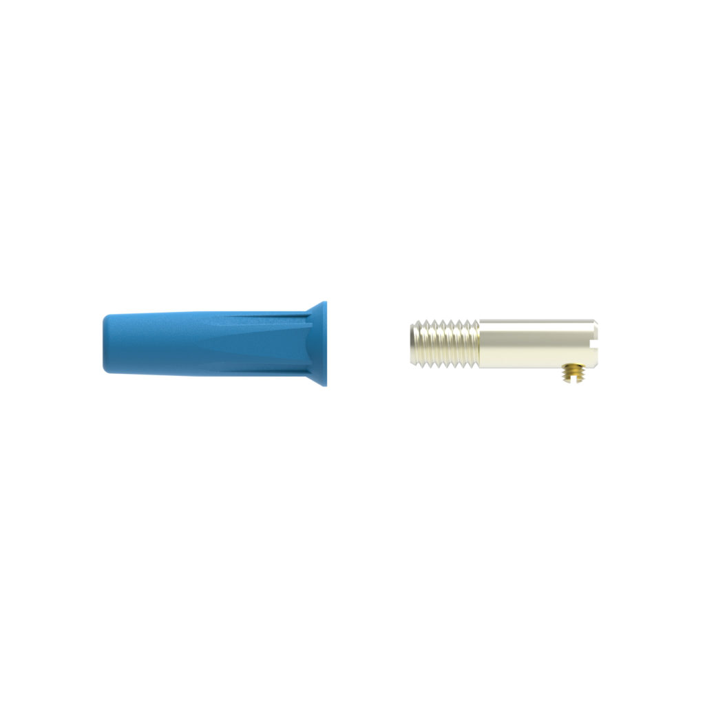 Ø4mm febanana plug screwable insulator / M3 Screw terminal – ELECTRO PJP