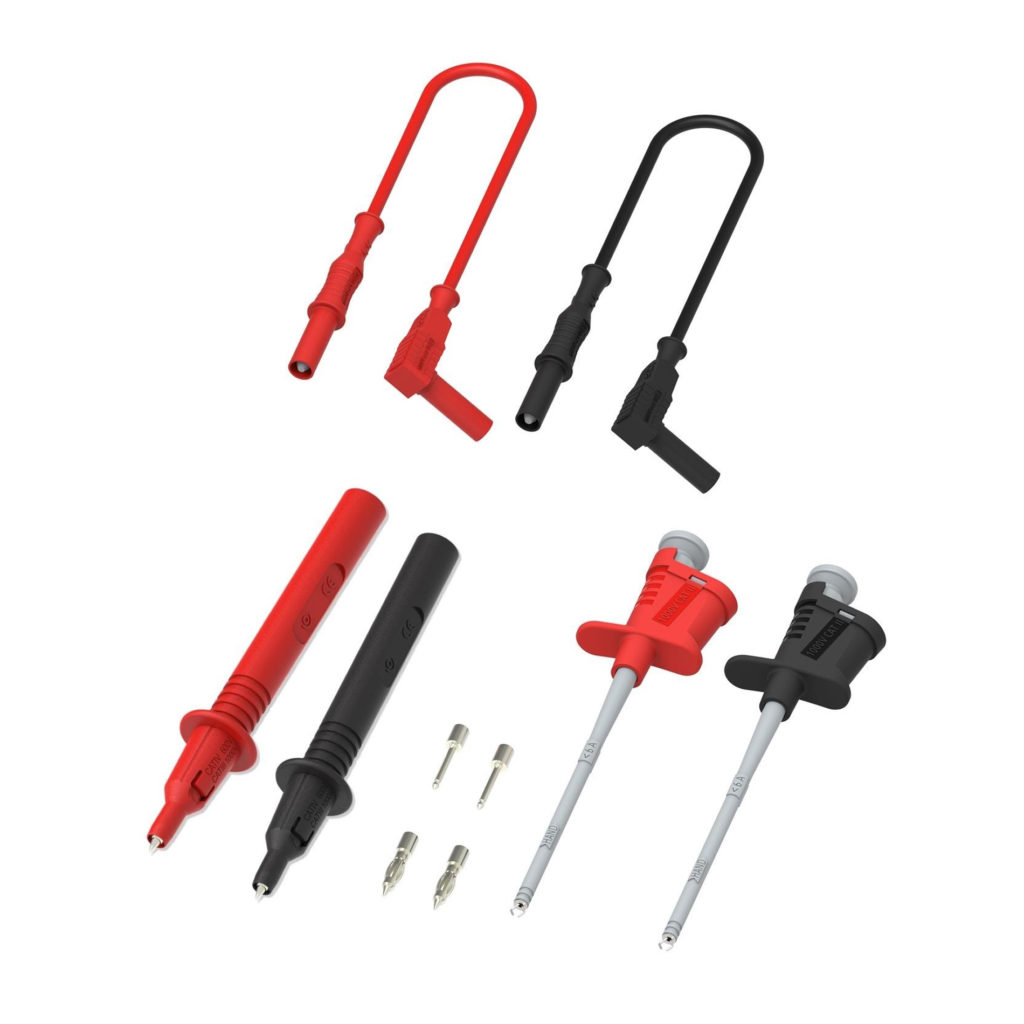 Kit test probes + test leads + flexible test clip – ELECTRO PJP Kit test probes + test leads + flexible test clip – ELECTRO PJP