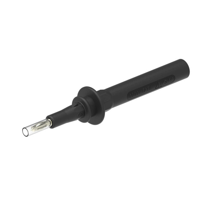 Ø4mm Safety test probe with Ø4mm safety connexion & retractable sleeve ...