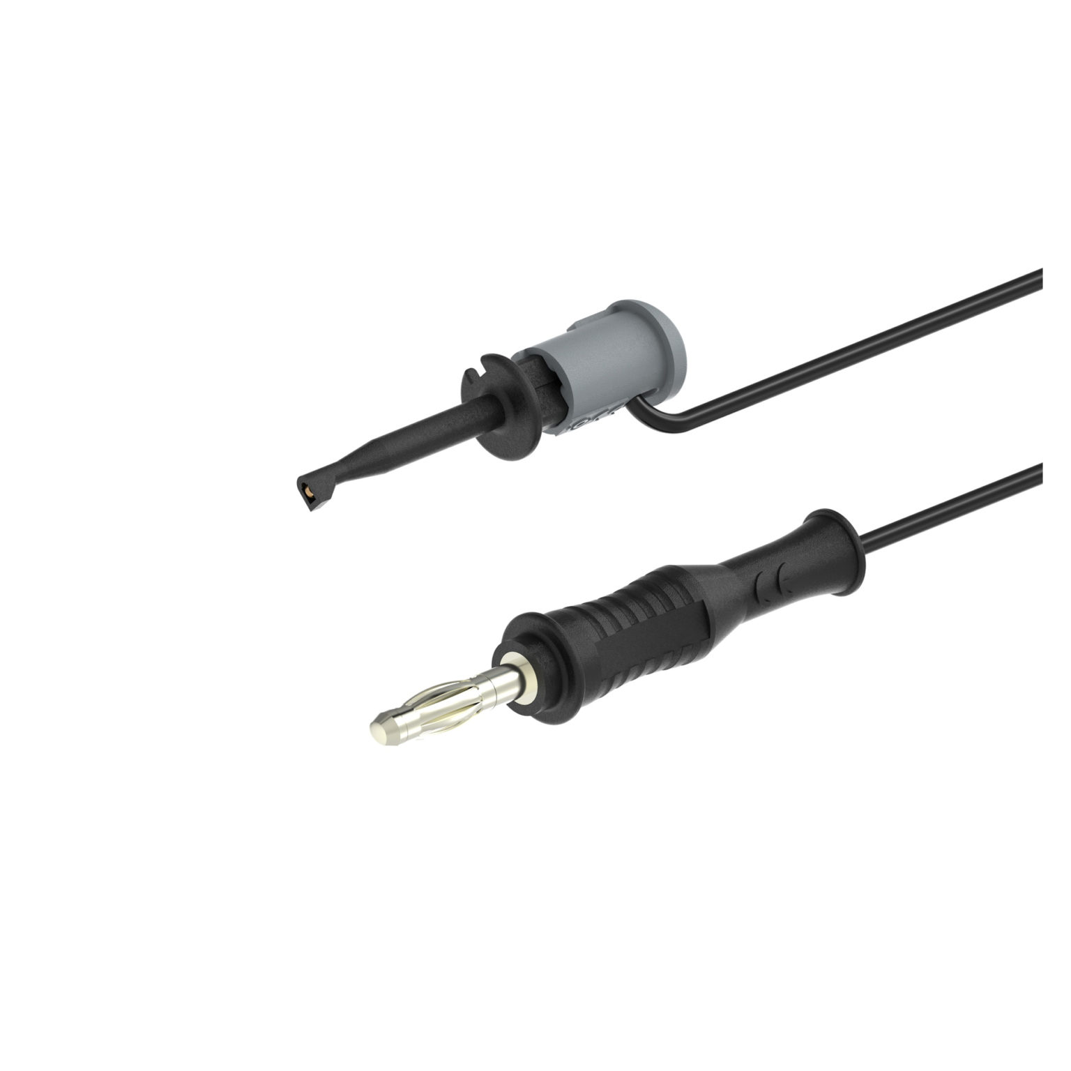 Test lead: SMD test clips / Ø4mm banana plug – ELECTRO PJP
