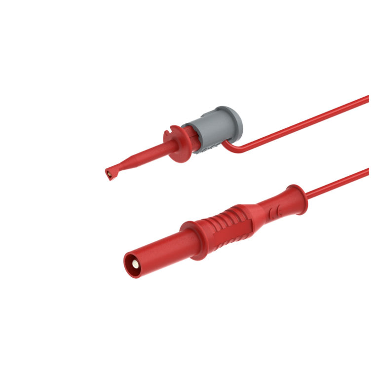 Test lead: SMD test clips / Ø4mm safety banana plug – ELECTRO PJP