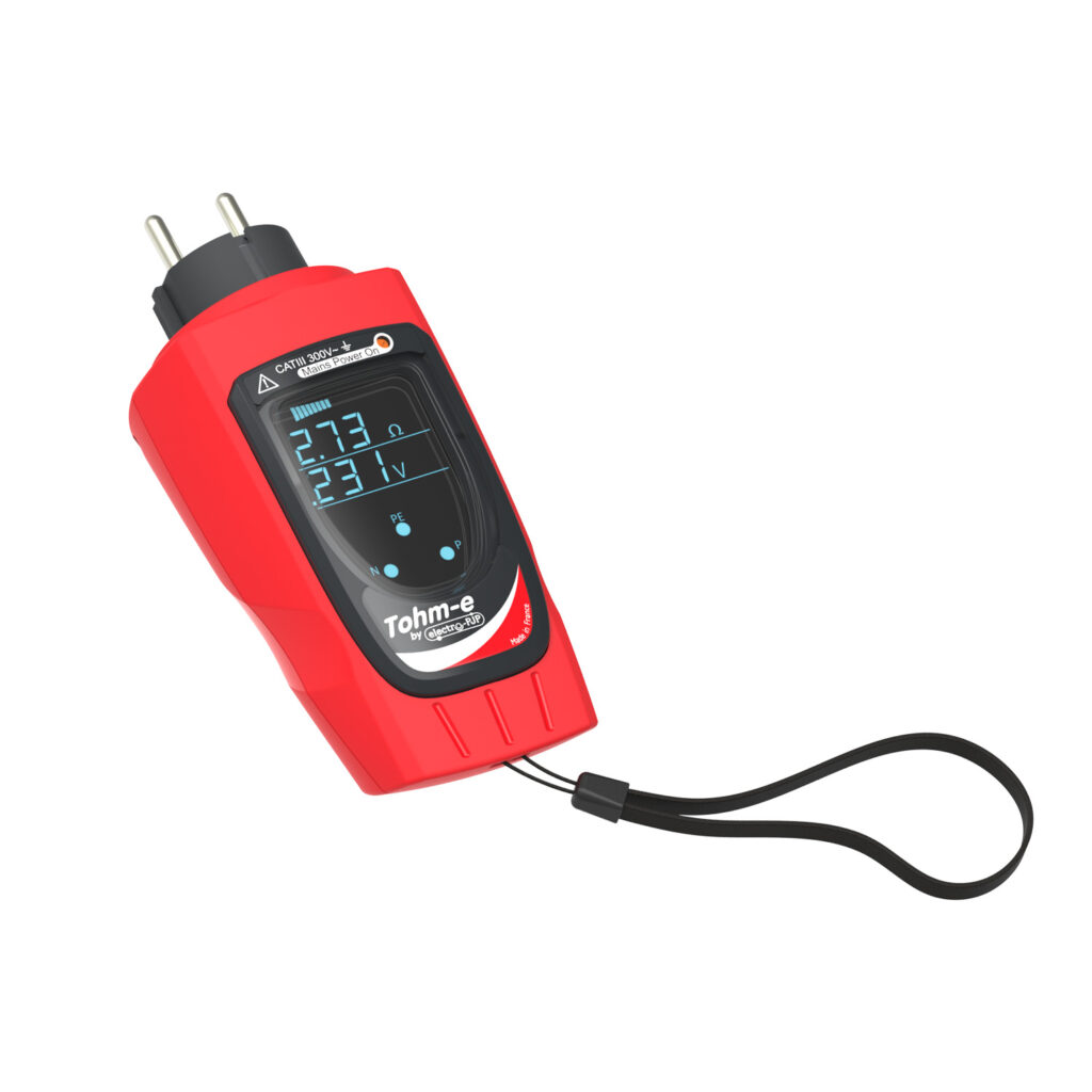 Wheel-e DE, 1 ohm, 30m: Hybrid continuity reel-tester - ELECTRO PJP