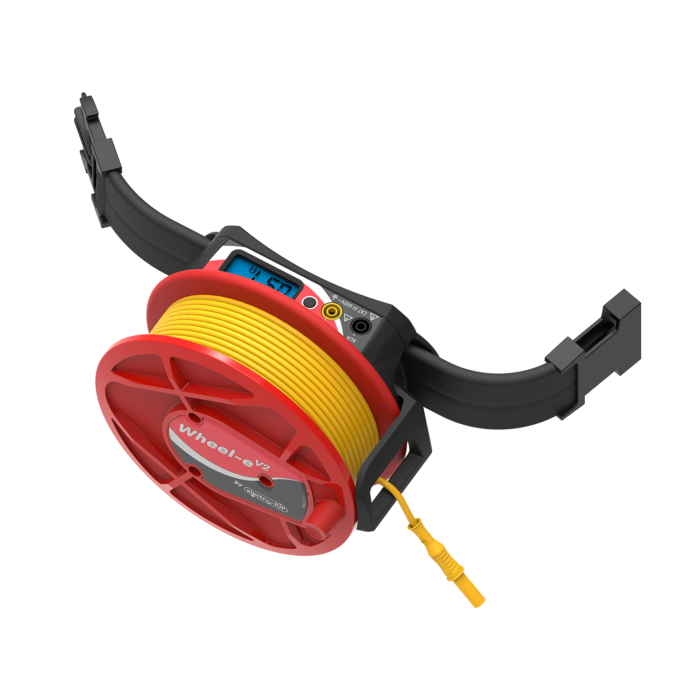 Wheel-e FR, 1 ohm, 30m : Hybrid continuity reel-tester - ELECTRO PJP